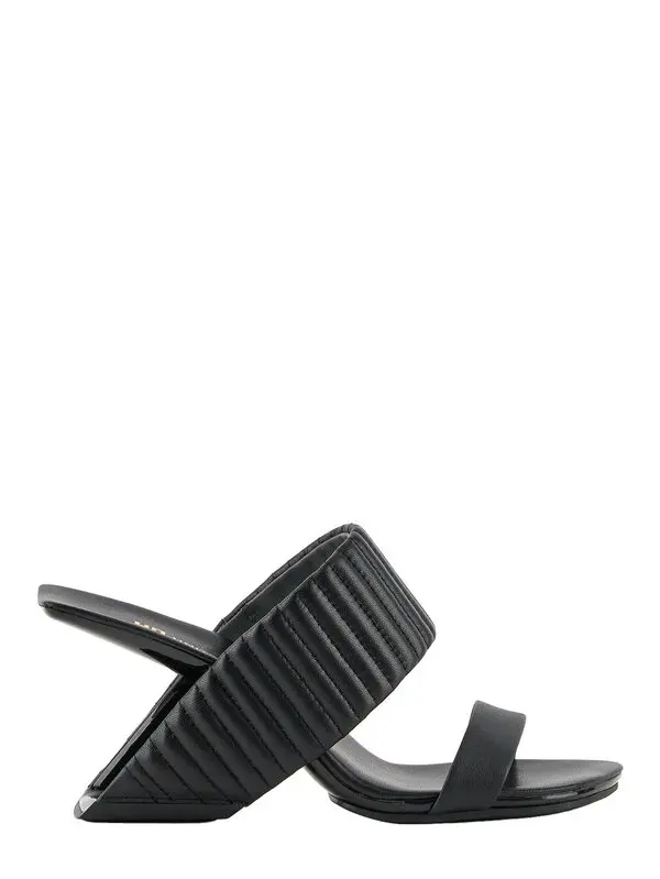 United Nude Loop Hi Puffer Sandals - Black
