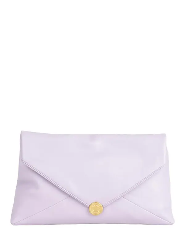 Dries Van Noten Logo Clutch - White