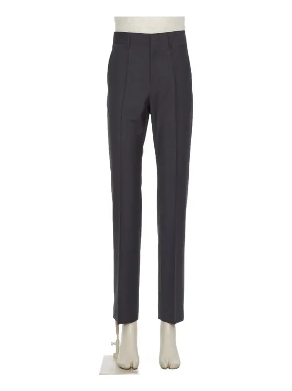 Valentino Garavani Tailored Wool-blend Tapered Trousers - Black