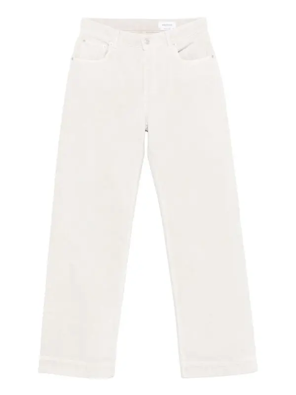 Alexander McQueen Logo Patch Wide-leg Jeans - Light Grey