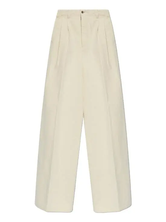 MAISON MARGIELA Wide-leg Trousers - Cream