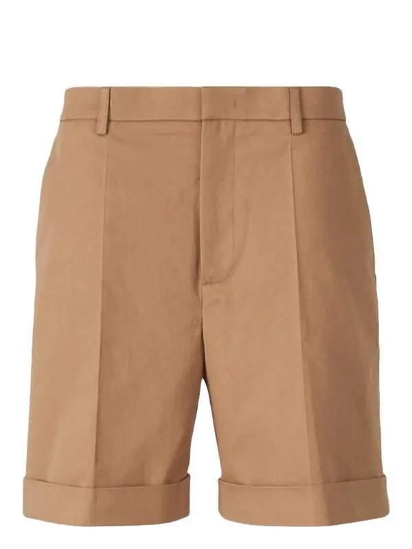 Valentino Garavani Bermuda Shorts With Flip Pockets - Nude
