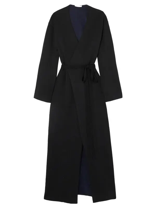 THE ROW Wrap Dress - Black