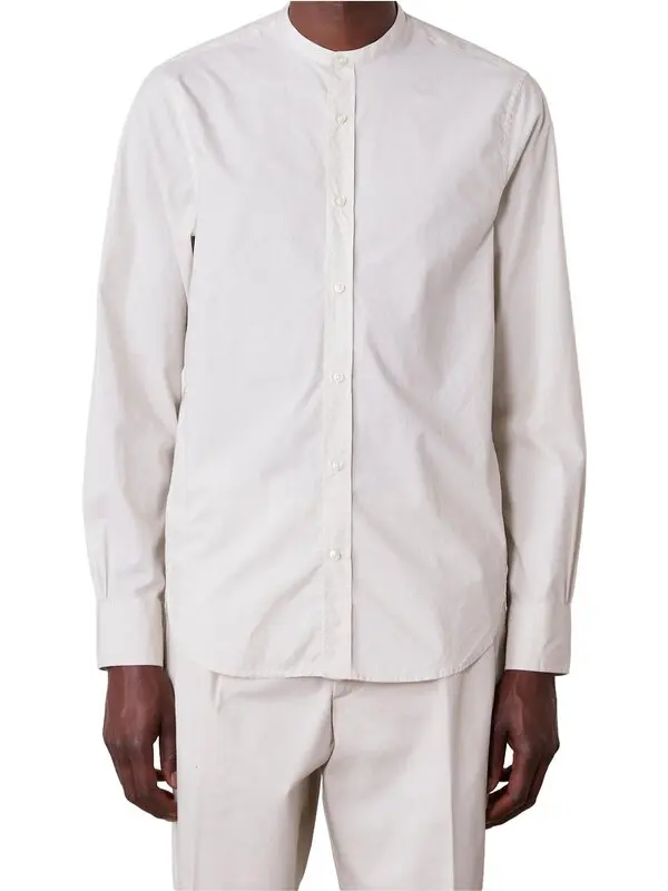 Officine Générale Long Sleeve Shirt - Stone