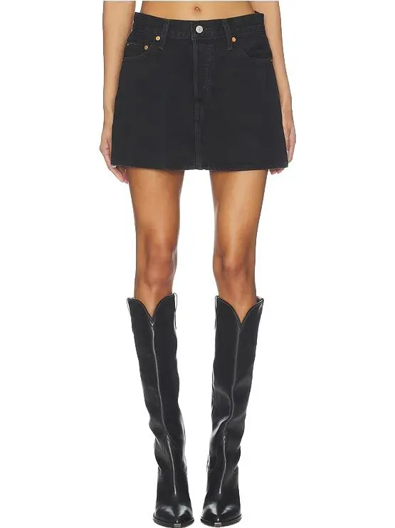 LEVI'S Icon Skirt Denim - Black
