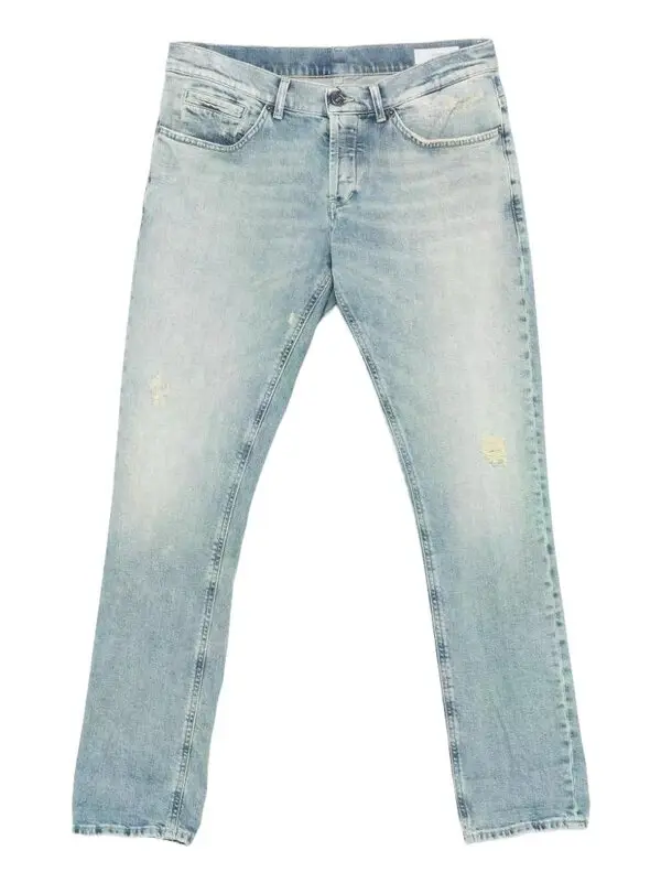 DONDUP Light Button Trousers - Blue