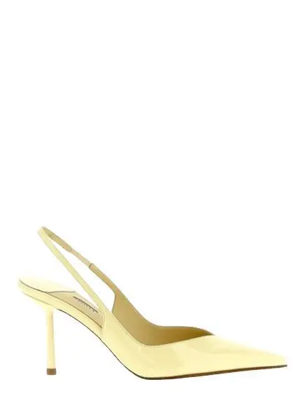 LE SILLA Vivienne Pointed-toe Slingback Pumps - Yellow