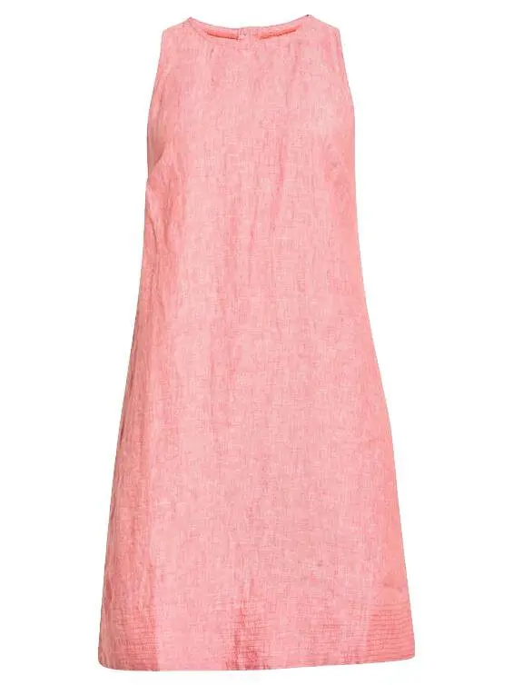 Tommy Bahama Two Palms Trapunto Linen A-line Dress - Ember Red