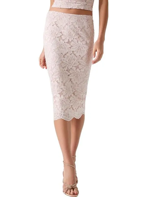 Guess Katrina Lace Midi Skirt - Open