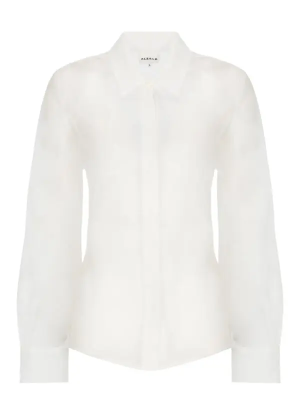 P.a.r.o.s.h Classic Collar Button-up Shirt - White