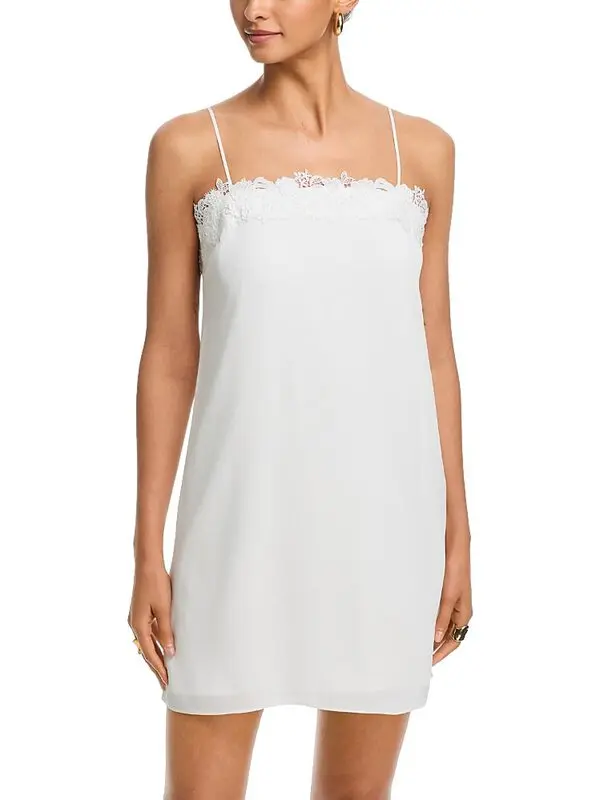Generation Love Elle Cami Dress With Lace Trim - White