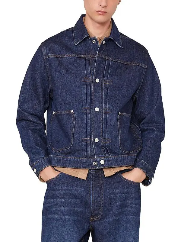 Officine Générale Vince" Denim Jacket - Dark Indigo