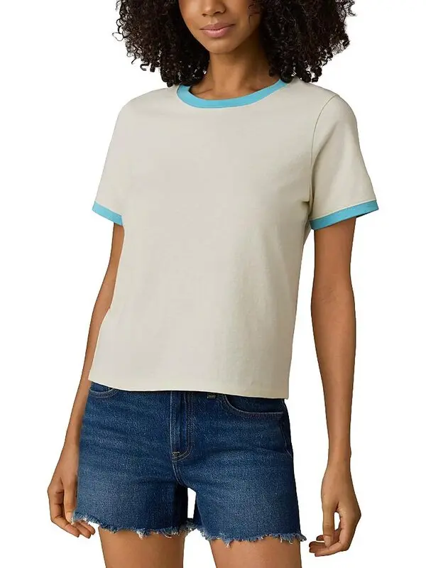 Faherty Brand Sunwashed Essential Tee - Lemon Sorbet