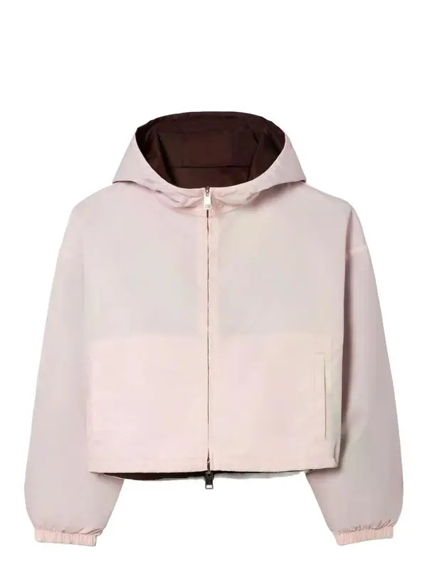 Tory Burch Reversible Cropped Nylon Jacket - Pink