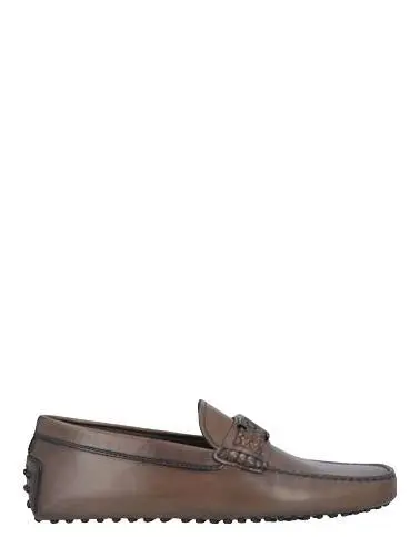 TOD'S Soft Leather Loafers - Brown