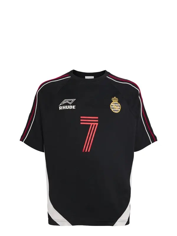 Rhude Football Crest T-shirt - Black