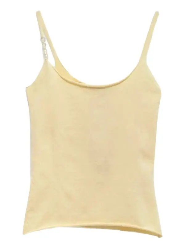 Paloma Wool Sleeveless Camisole With Embellished Strap - Yellow