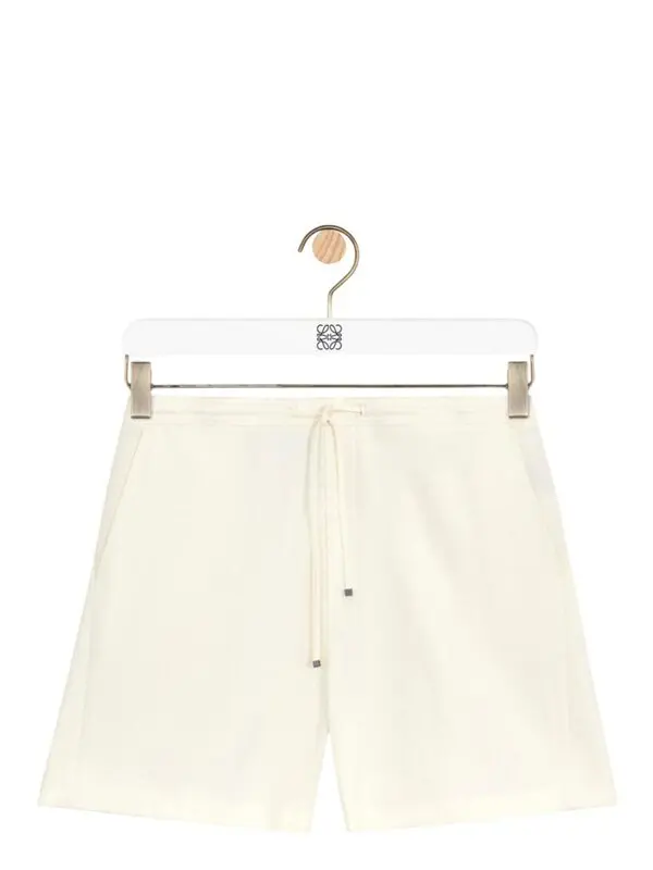 Loewe Lightweight Textured Shorts - Ivory
