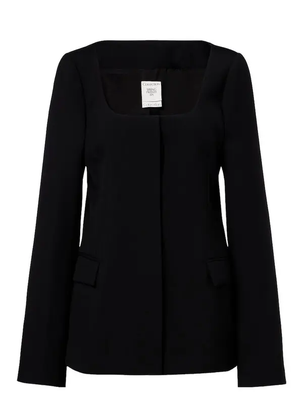 Calvin Klein Camille Wool Jacket - Black