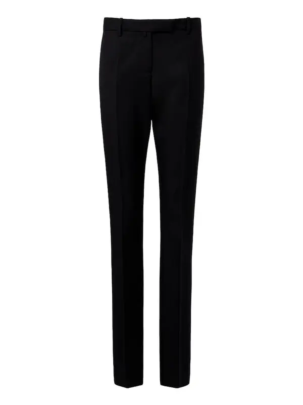 Calvin Klein Erin Wool Slim Pants - Black