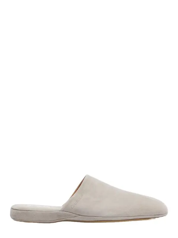 Calvin Klein Hugh Suede Slippers - Grey