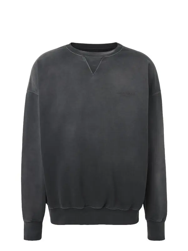 MAISON MARGIELA Cotton Jersey Sweatshirt - Black