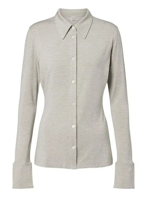 TOTEME Jersey Shirt - Grey