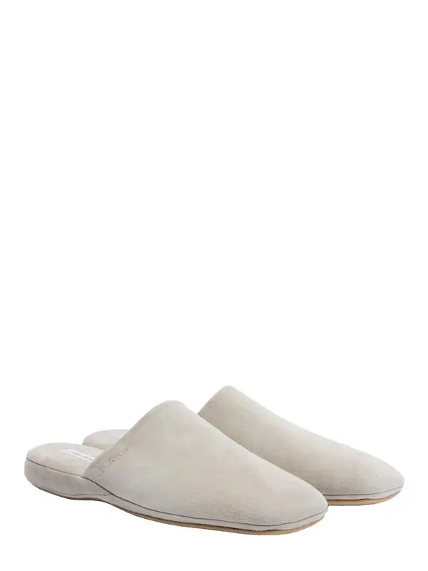 Calvin Klein Hugh Suede Slipper - Grey