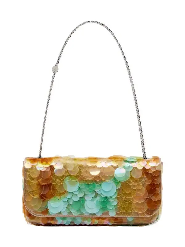 Rabanne Sparkle Sequined Shoulder Bag - Multicoloured