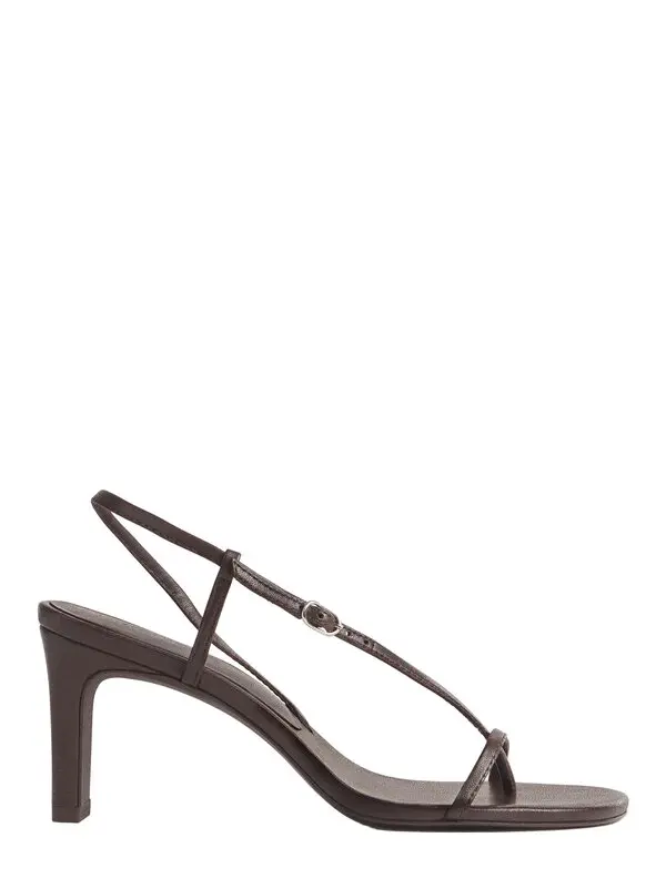REFORMATION Pina Heeled Sandal - Brown