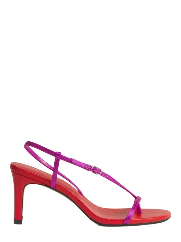 REFORMATION Pina Heeled Sandal - Red