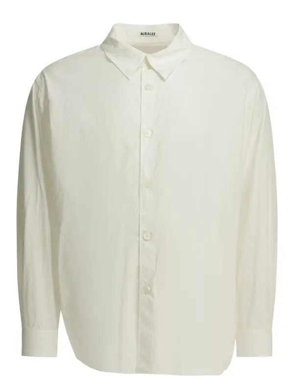 Auralee Garment-dyed Shuttle-weather Shirt - No