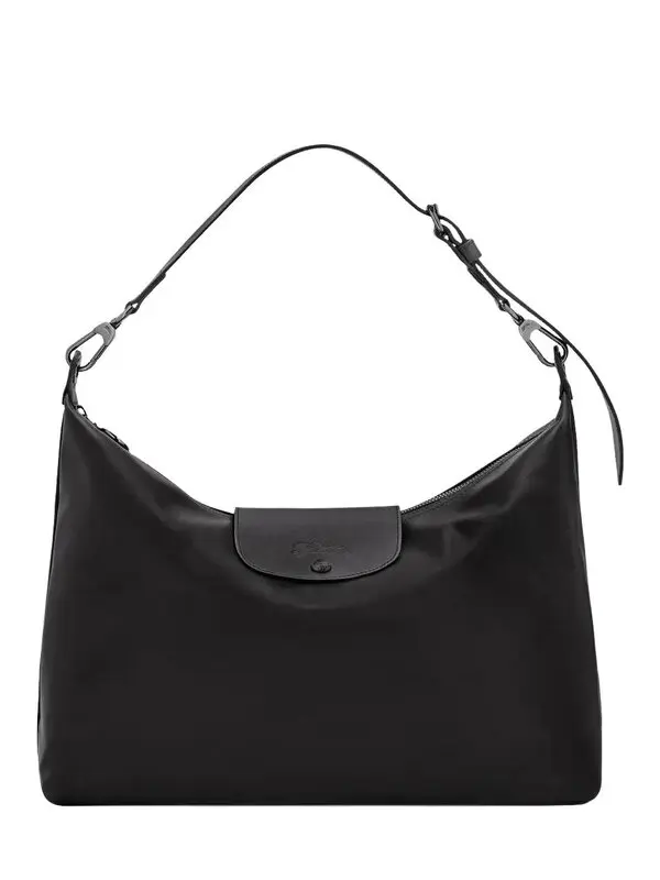 Longchamp Le Pliage Xtra Leather Shoulder Bag - Black