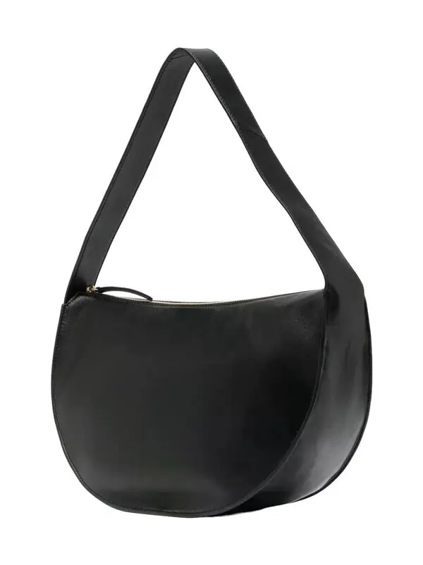 YU MEI Antonia Leather Shoulder Bag - Black
