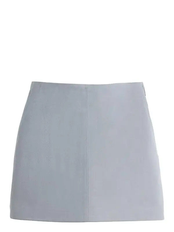ARMA Suede Mini Skirt - Blue