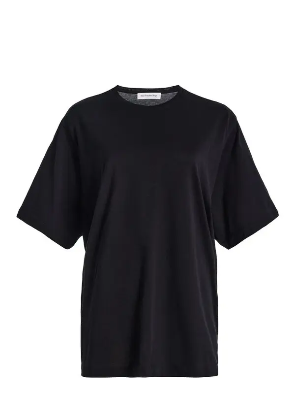 THE FRANKIE SHOP Harper Cotton T-shirt - Black