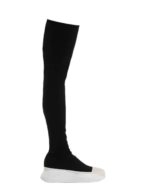 Rick Owens Gethsemane Abstract Stocking Boots - Black