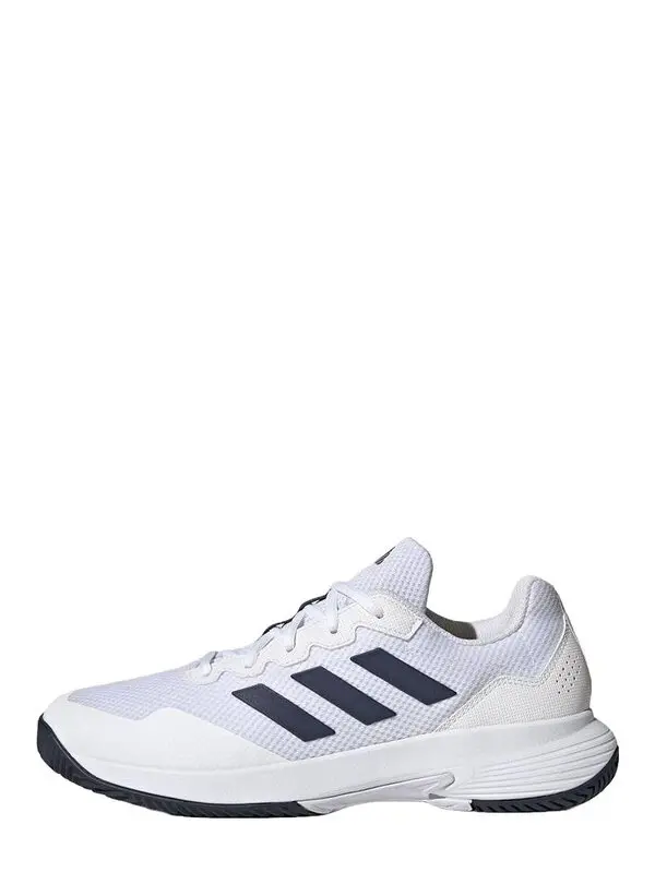 Adidas Gamecourt 2.0 Athletic Sneakers - White/blue