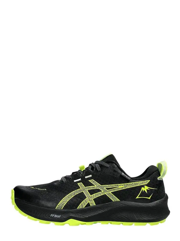 Asics Gel-trabuco Gtx Trail Running Shoes - Black/volt Green