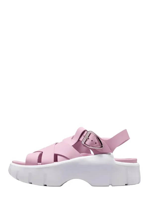 JORDAN Willow Sandal - Iced Carmine/white/metallic Silver