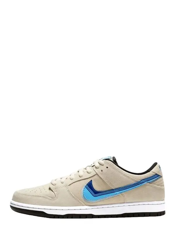 Nike Dunk Low "truck It" Sneakers - White/blue/black