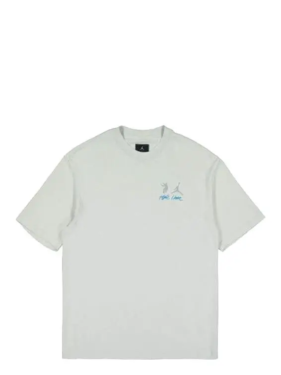 JORDAN X Union Crossover Solid Color Breathable Logo Round Neck Short Sleeve Us Edition Gray - Default Color
