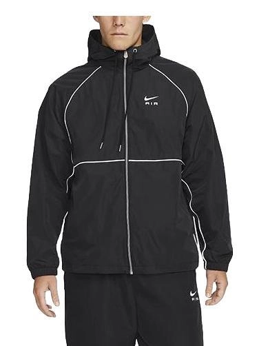 Nike Contrasting Colors Logo Knitted Hooded Jacket - Default Color