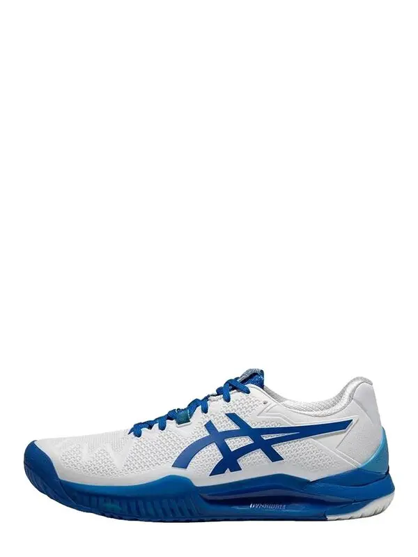 Asics Gel Resolution Tennis Shoes - White/blue