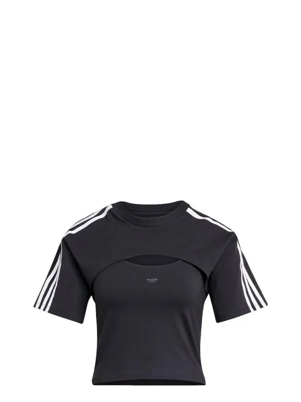 Adidas Two-piece Short-sleeved Top - Black