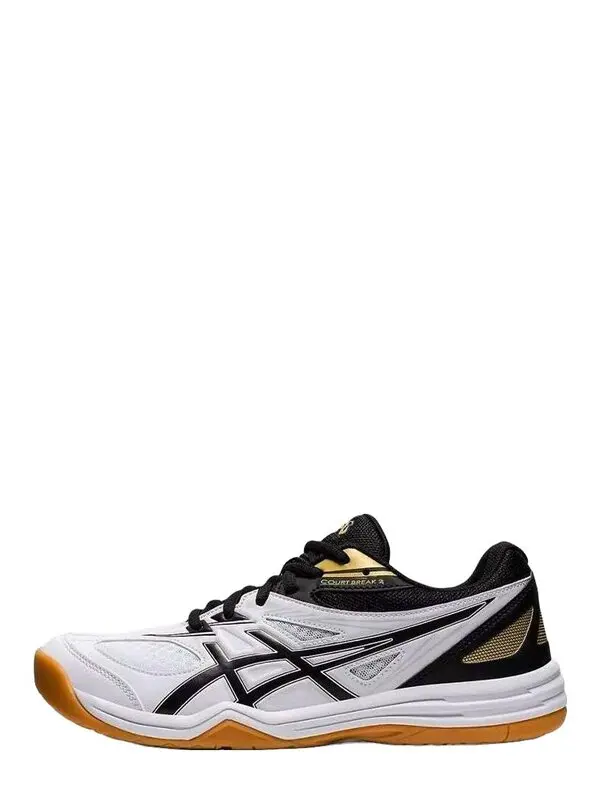 Asics Court Break 2 Low Top Athletic Sneakers - White/black