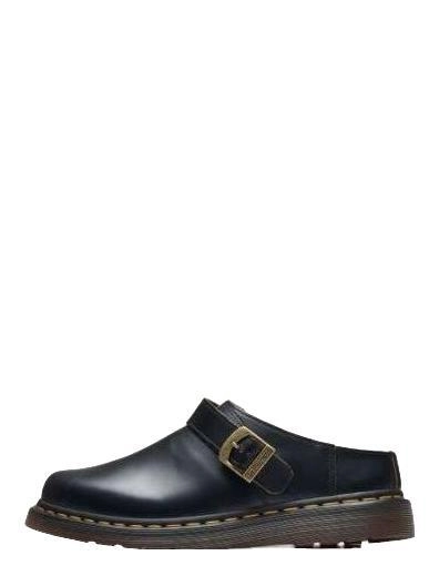 Dr. Martens Isham Vintage Smooth Leather Slingback Mules - Black