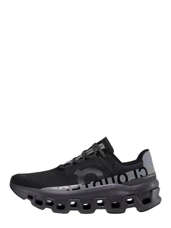 On Cloudmonster Lumos Athletic Sneakers - Black