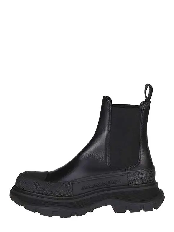 Alexander McQueen Chelsea Tread Ankle Boots - Black