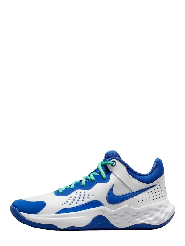 Nike Fly.by Mid 3 Basketball Sneakers - White/blue